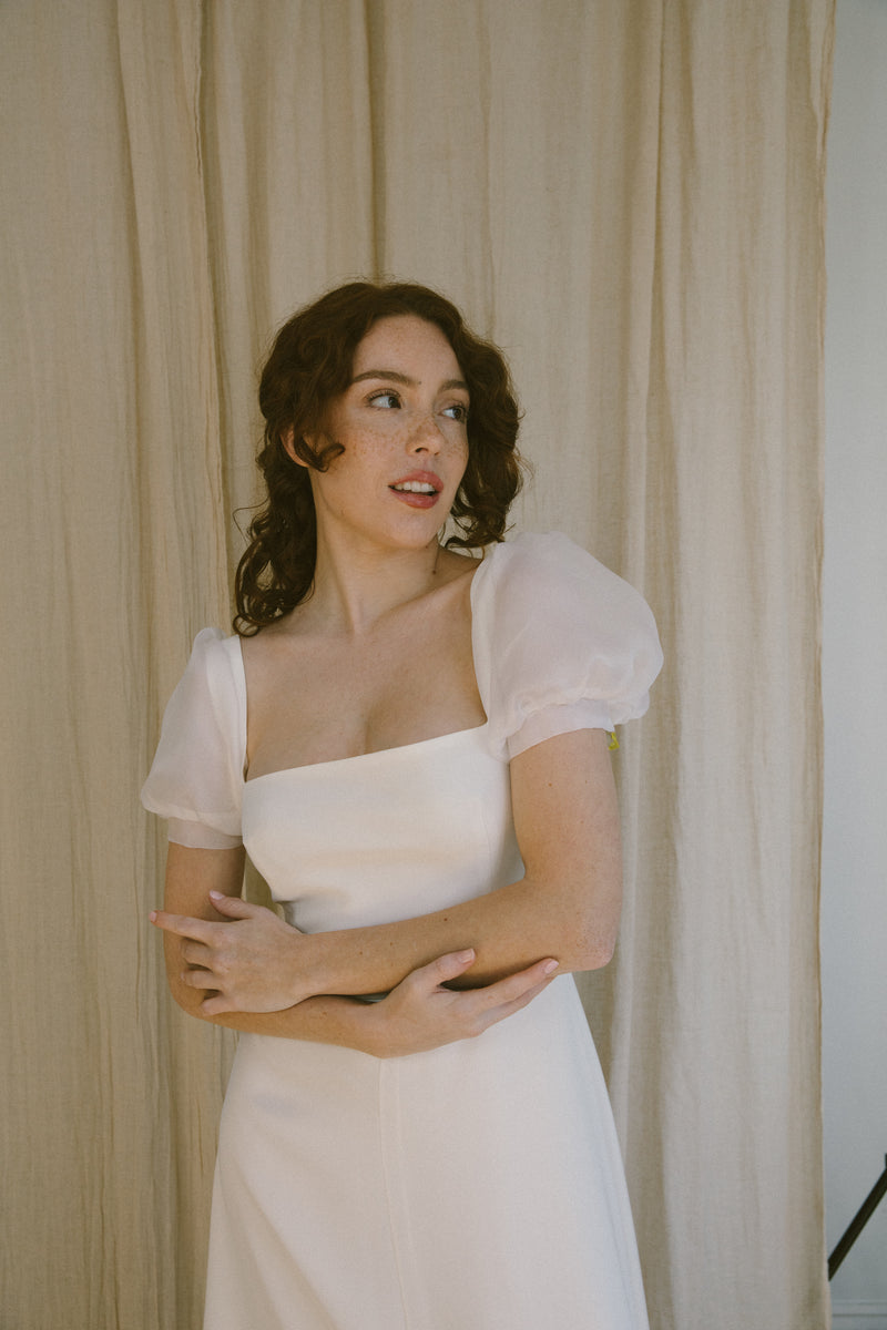 juniper | 100% silk made to order wedding dress – Clover London